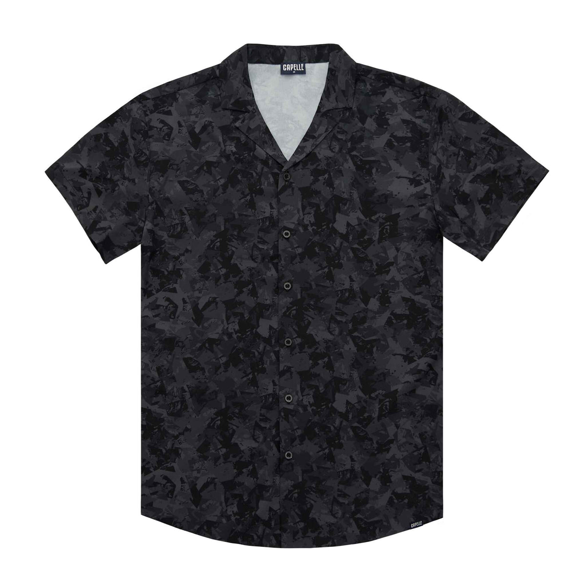 Street Camo Men’s Button-Up Shirt - CAPELLE MIAMI